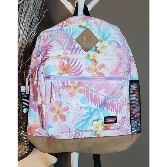 Dickies | Bags | Dickies Genuine Varsity Laptop Backpack Hawaiian Pink ...